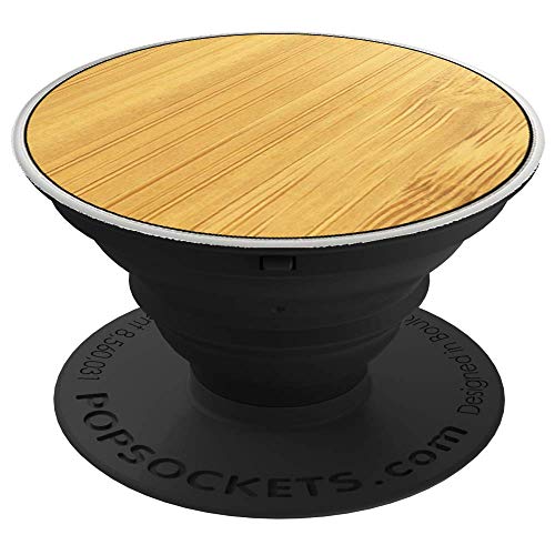 PopSockets: Collapsible Grip & Stand for Phones and Tablets - Bamboo