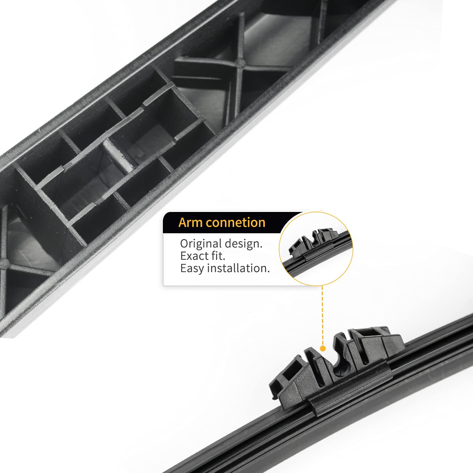 ARDOUR VAN GAYCICC Replacement for Ford Explorer 2011-2019, Escape 2013-2019,Lincoln MKX MKC 2016-2019 - Back Windshield Rear Wiper Blade Replacement, 11 Inches,Factory OEM Style