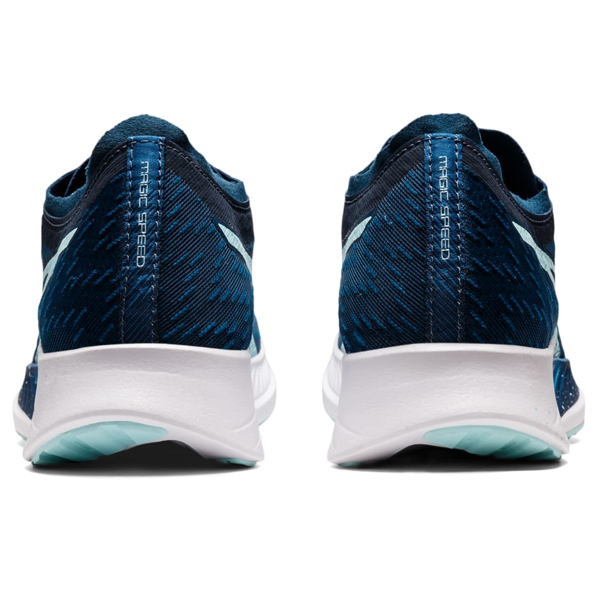 ASICS Women's Magic Speed Running Shoes, 8.5, MAKO Blue/Clear Blue