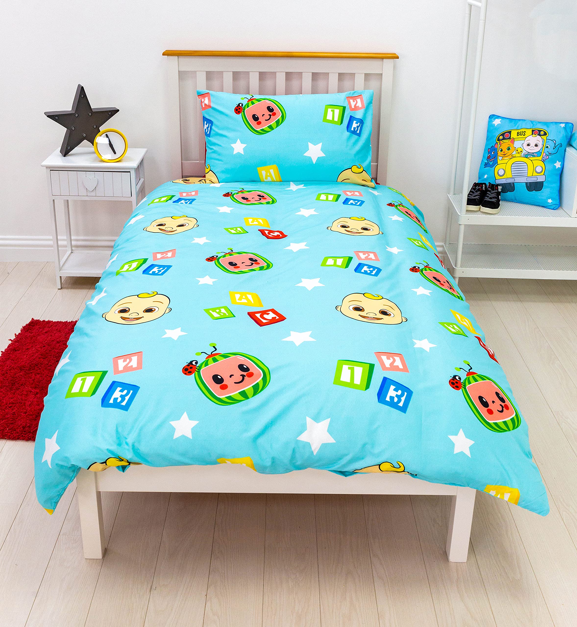 CoComelon Friends Single Duvet Cover and Pillowcase Set