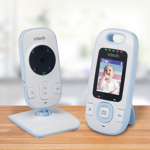 VTech BV73121BL Digital Video Baby Monitor with Full-Color and Automatic Night Vision, Blue