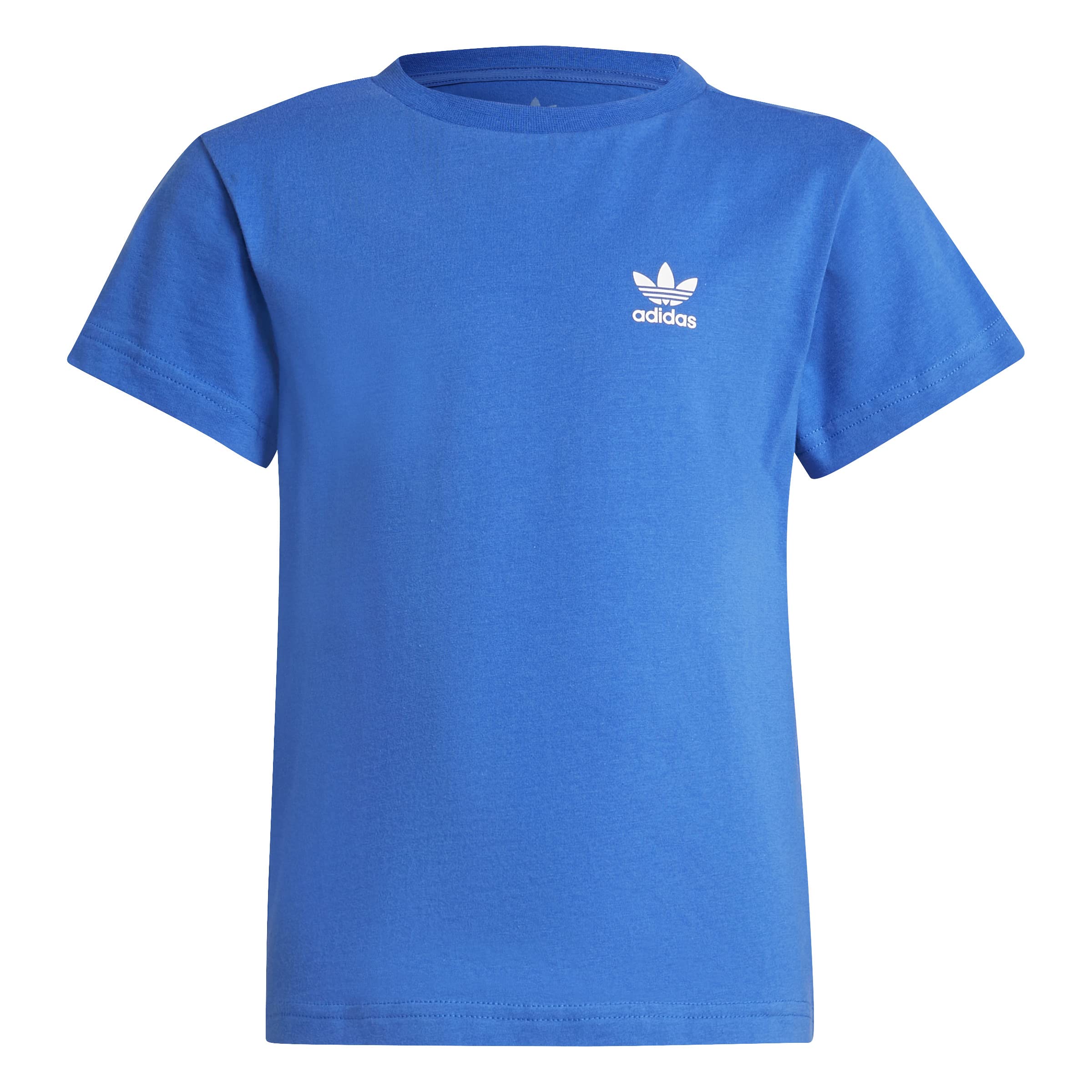 adidas Originals Repeat Trefoil Boys Active Shirts & Tees Size S, Color: Light Blue/White