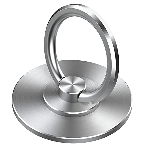 ChiWeiing Phone Ring Cell Phone Ring Holder Stand 360 Degree Rotation Phone Stand,304 Stainless Steel Finger Ring Phone Stand, Metal Ring Kickstand Compatible Most of Smartphones