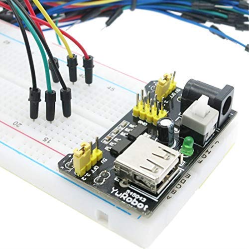 RGBZONE 130pcs Solderless Flexible Breadboard Jumper Wires Male to Male for Arduino Breadboard and Robotics and Raspberry