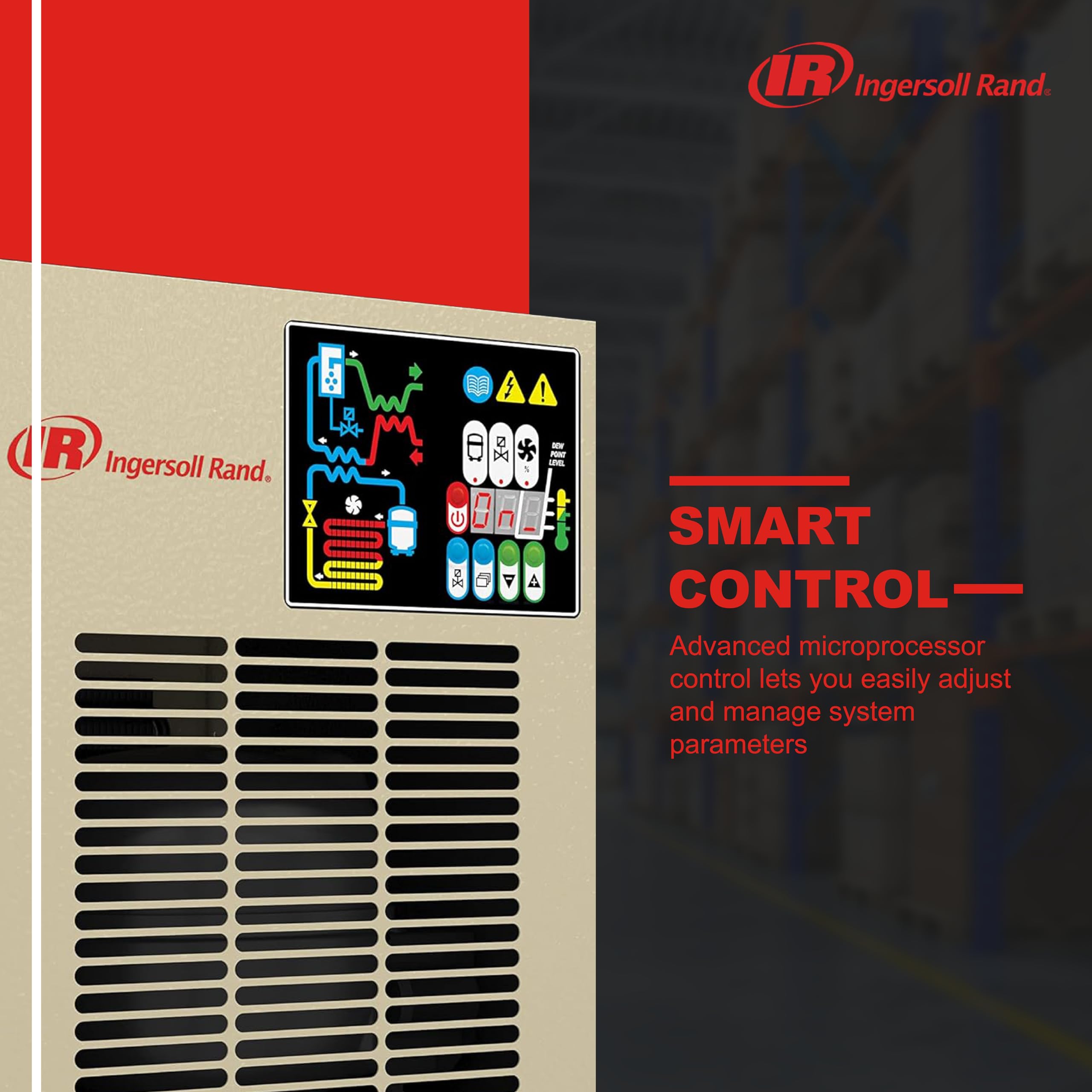 Ingersoll-Rand Compressed Air Dryer Refrigerated Type D12IN 7 Scfm 23231798