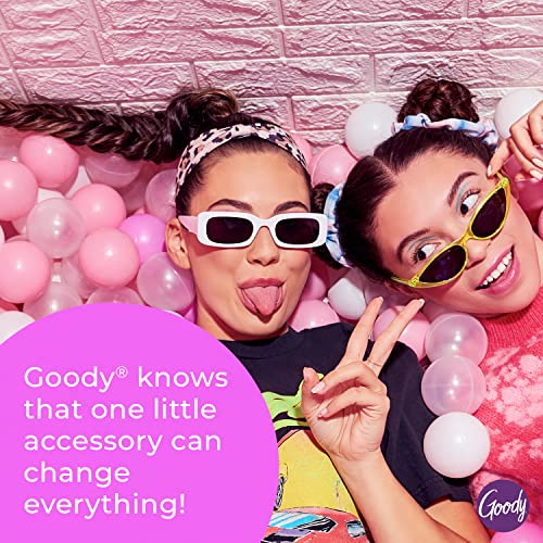 Goody Two-Sided Makeup Mirror with Stand - 1X and 3X Dual Sided Magnification - Lightweight & Portable Table Top Magnifying Vanity Mirror
