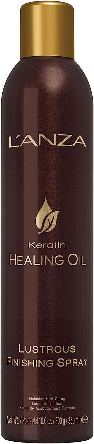 L'ANZA Keratin Healing Oil Lustrous Finishing Spray, Boosts Shine and Volume While Deeply Hydrating the Hair from Roots to Tips, For a Grease-free, Frizz-free, Relaxed Hair