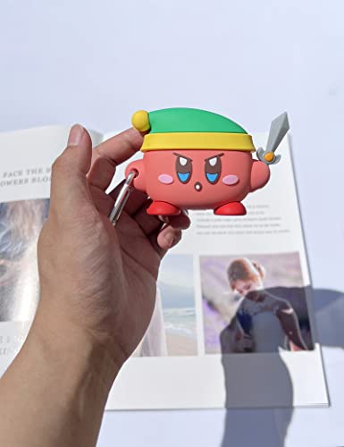 Case Design for Apple AirPods Pro Case Adorable Cartoon Cover Silicone Shockproof 3D Monster Cute Kawaii Protective Case Anti-Fall Case for Airpod Pro Case with Carabiner Ring