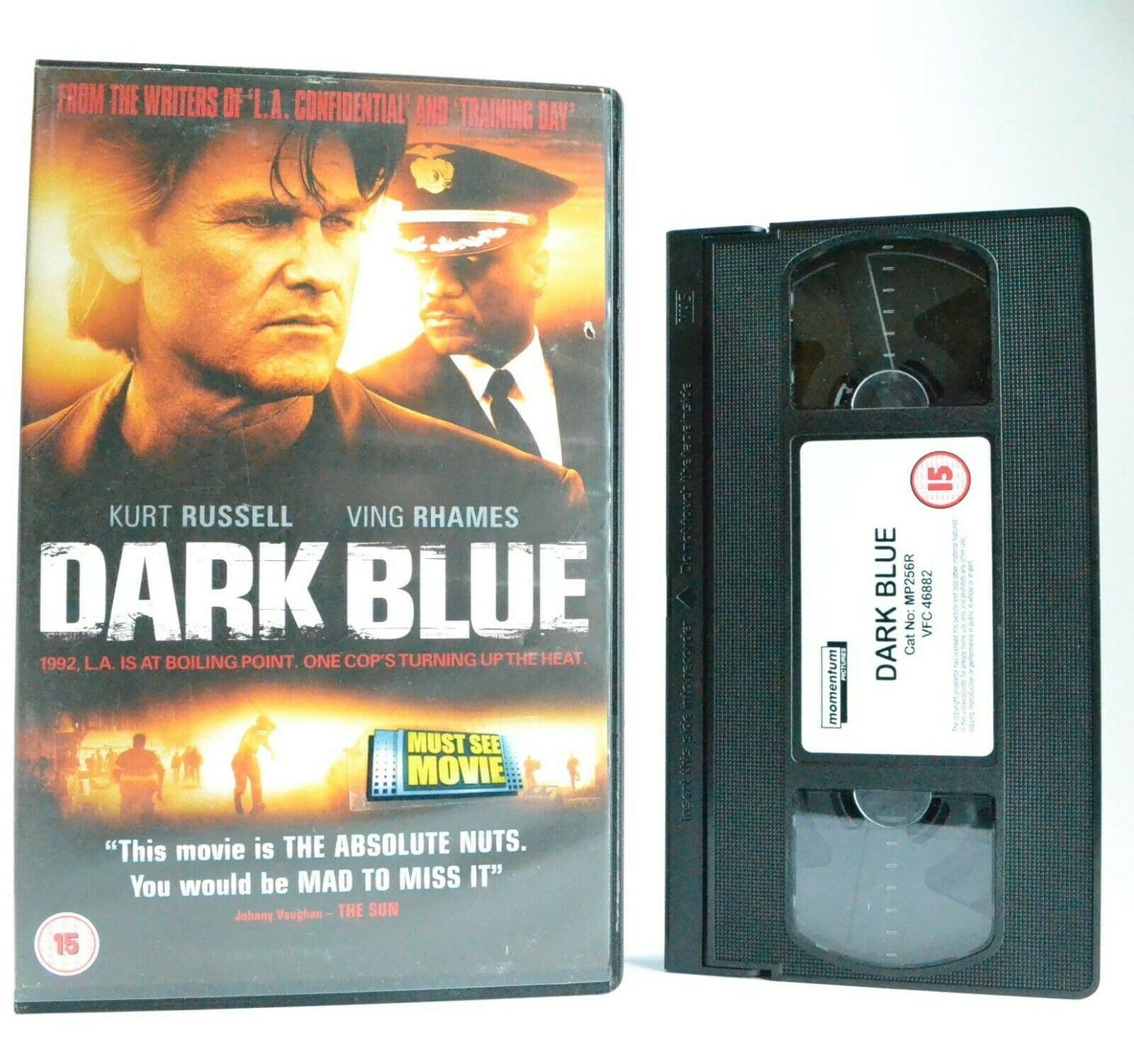 Dark Blue: Based On J.Ellroy Novel - Thriller - Large Box - K.Russell - Pal VHS