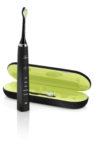 Philips Sonicare DiamondClean Sonic Electric Rechargeable Toothbrush, Black, HX9352/04
