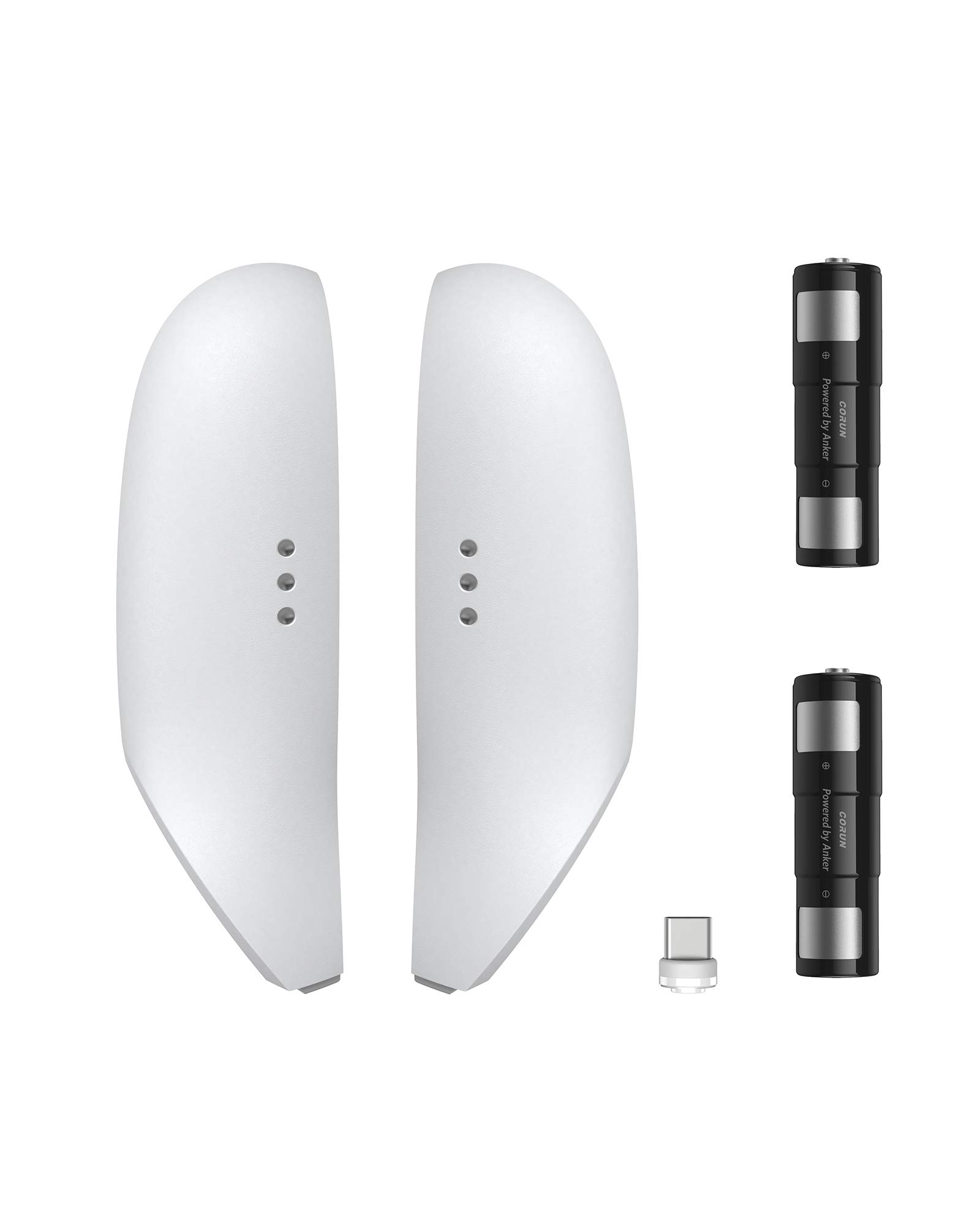 Anker Replacement Parts Kit for Anker Charging Dock for Oculus Quest 2, includes Rechargeable AA Batteries, Battery Charging Covers, and a Magnetic USB-C Headset Connector