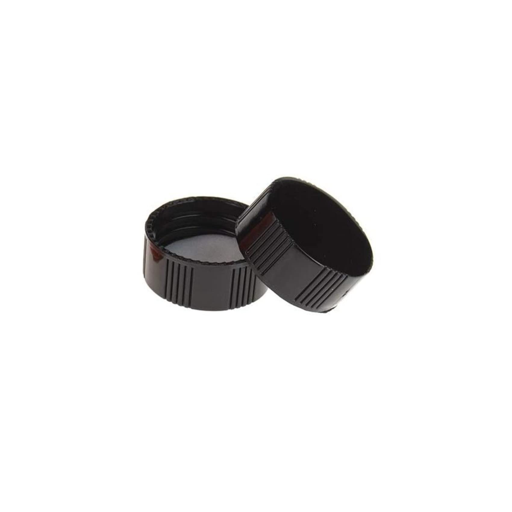 QOAEZK 25PCS 4ML(1 Dram) Clear Sample Vials, Small Liquid Glass Vial,Borosilicate Glass Empty Vials with Caps, 15 * 24mm,13-425 Black Screw Caps with PE Liners