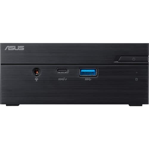 ASUS PN41 Fanless MiniPC Barebone with Intel 11th gen Quad Core Celeron N5100, Support Dual 4K, Dual LAN, WiFi, Bluetooth 5, Hardware TPM, VESA Mount