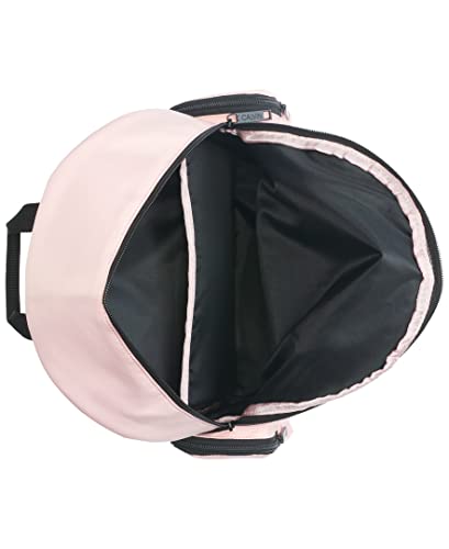 Calvin Klein Women's Basic Side Front Zipper Pocket Backpack, Mellow Rose, One Size
