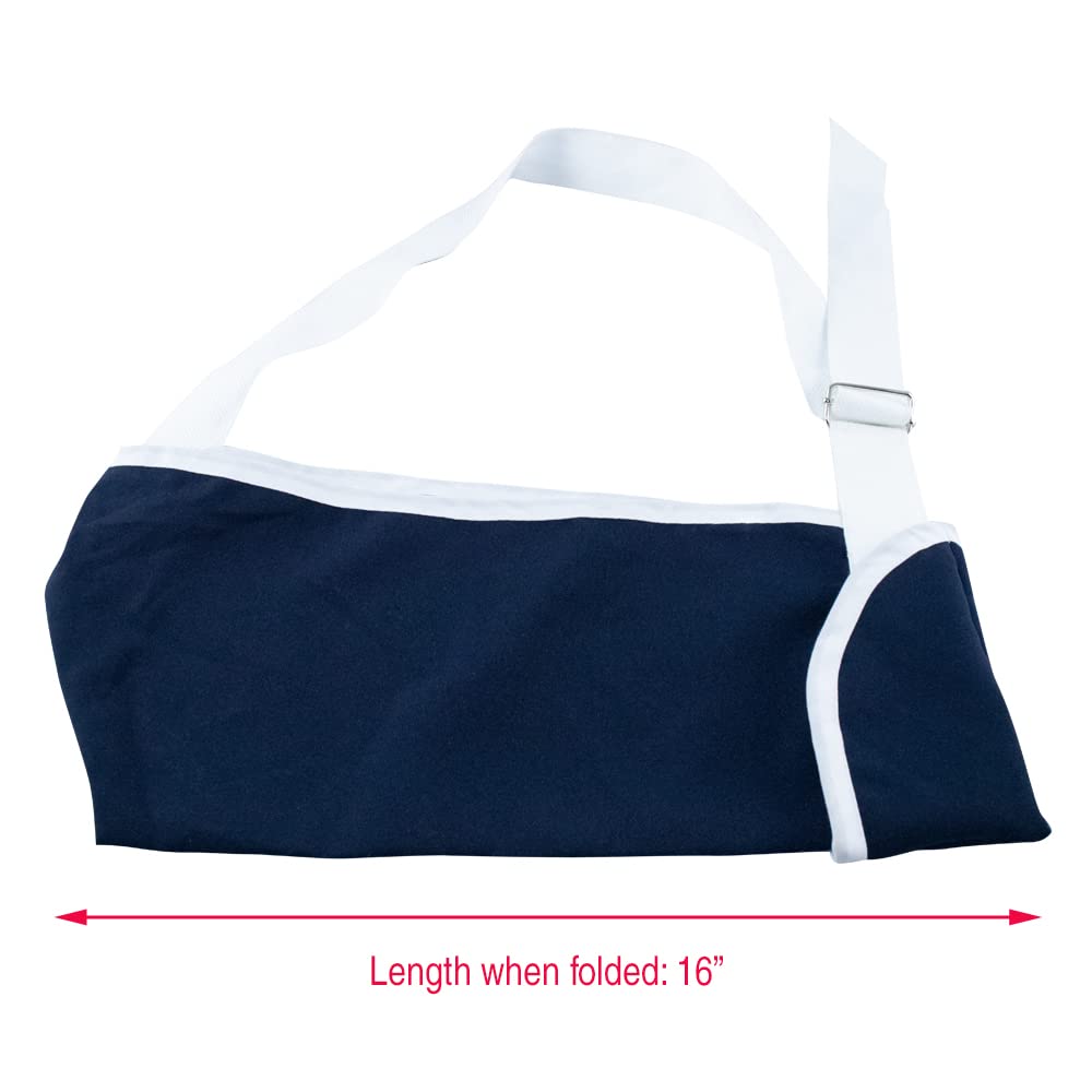 Arm Sling Shoulder Support Broken Arm Adjustable Shoulder Immobilizer Reduce Cervical Strain Wrist Injury Elbow Surgery Fractured Bones Unisex Breathable Left and Right Hand - Sago Health Care