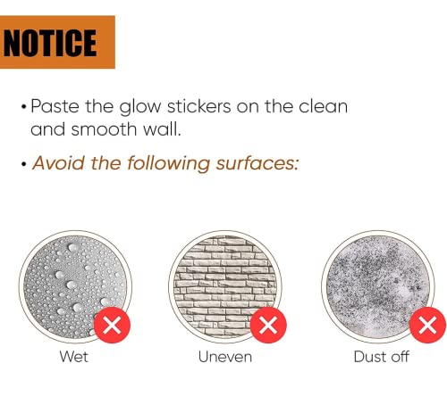 Premium Glow In The Dark Stars Wall Stickers, 100 Glowing Stars And Moon – Perfect Glow Stars for Kids’ Rooms, Ceiling Decorations, Romantic Rooms