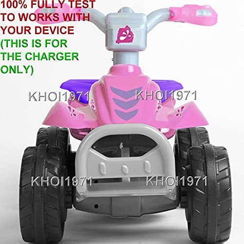 KHOI1971 Wall Charger AC Adapter Compatible with Kalee 6V-Volt ATV Quad Ride on Green Black-Trim-SEAT KL-40050C Walmart Target Toy R US