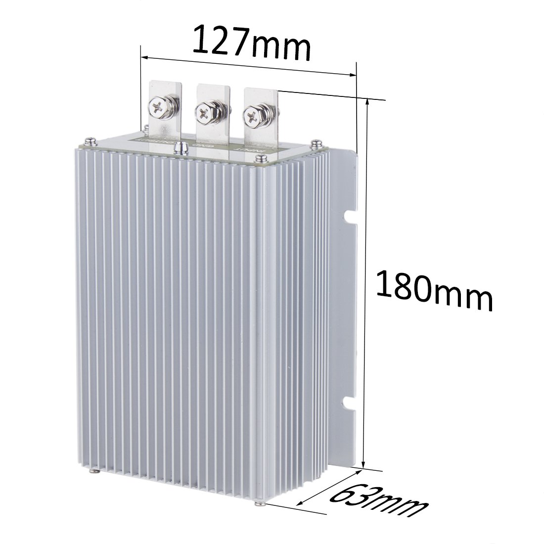 uxcell Voltage Converter Regulator DC 24V to DC 12V 60A 720W Truck Power Transformer
