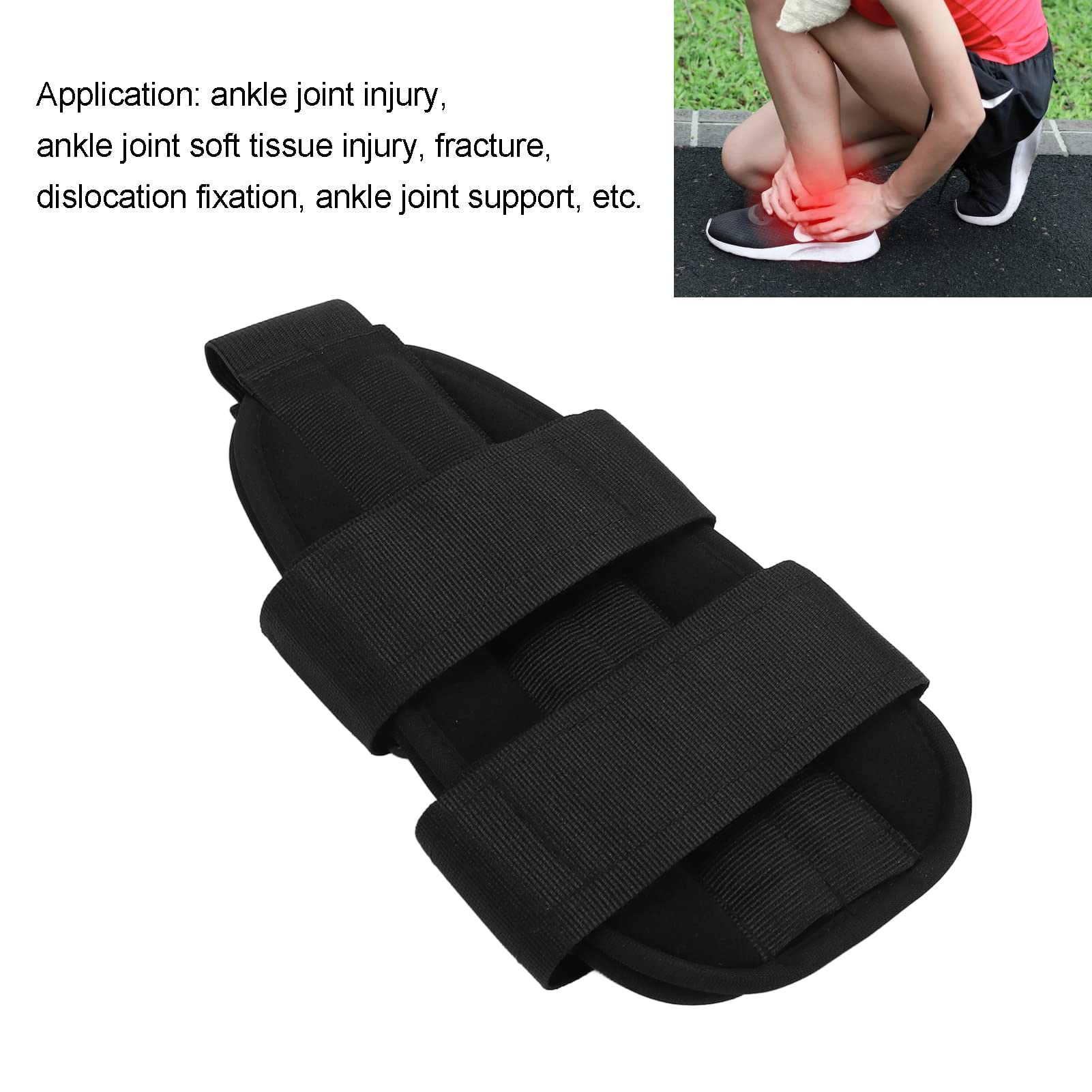 Ankle Brace for Men & Women, Adjustable Ankle Support Brace, Breathable Ankle Stabilizer Splint for Sprained, Stabiling Ligaments, Prevent Re-Injury Protection(Large)