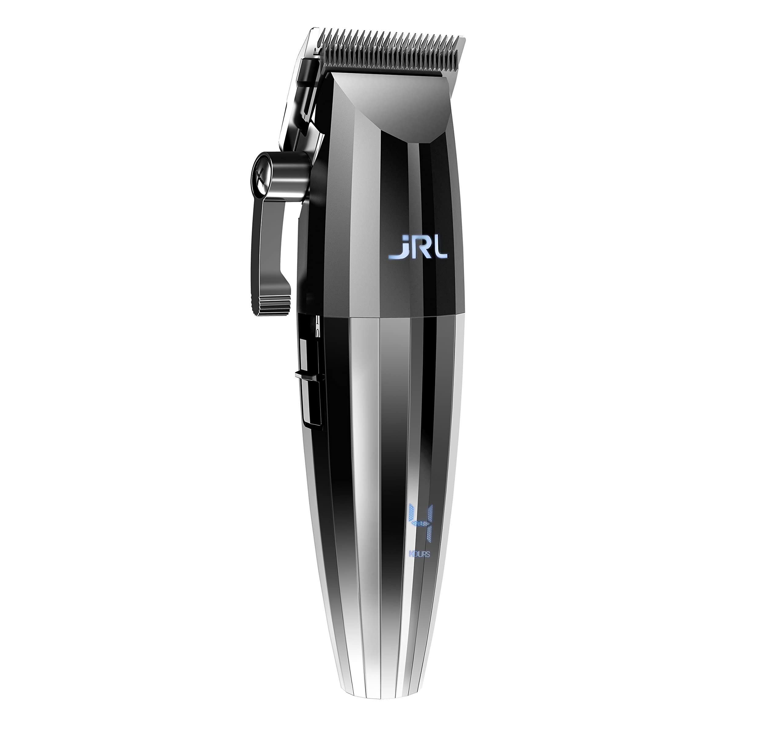 Amazon Series JRL Fresh Fade 2020C Clipper - Professional Hair Clippers w/Cool Blade Technology for Men's Grooming - Rechargeable Clippers w/LCD Display and Corrosion Proof (Silver)