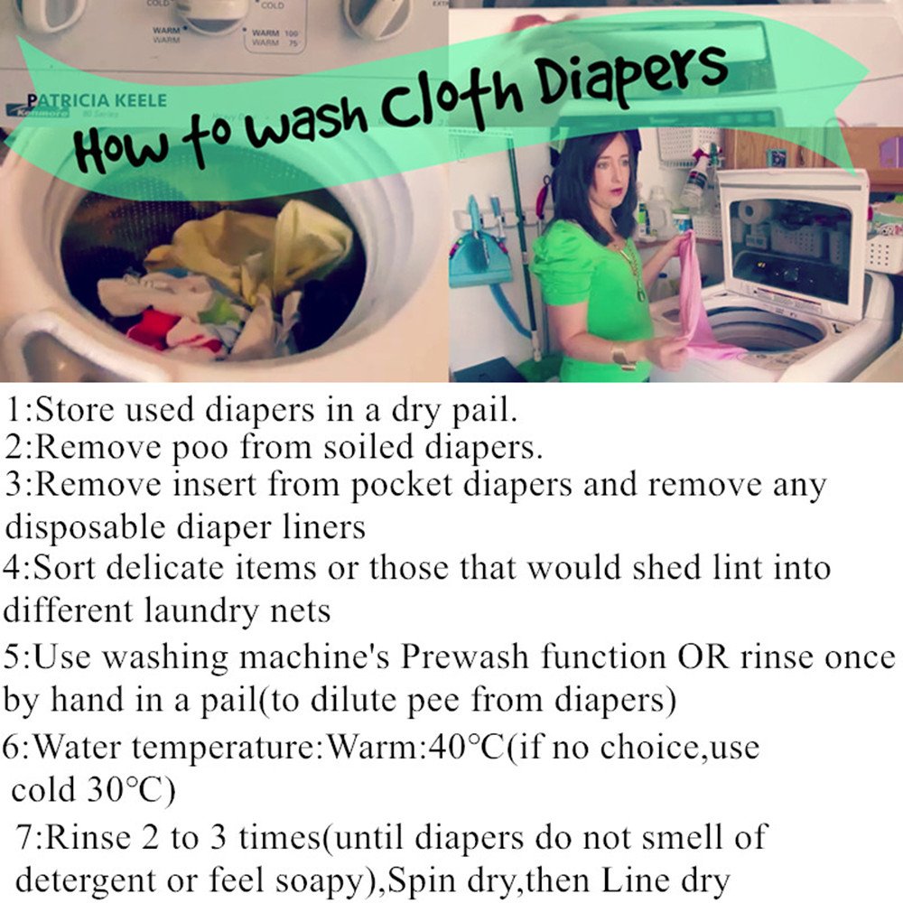 simfamily One Size Fit All Baby Reusable Waterproof Diaper Nappy Cover Double Gussets (Color NO 8)