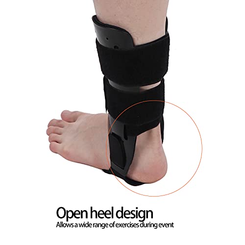 Ankle Stabilizing Splint, Light Ankle Brace Stabilizer Open Heel Design Convenient with 1pcs for Ankle Joint Soft Tissue Injury