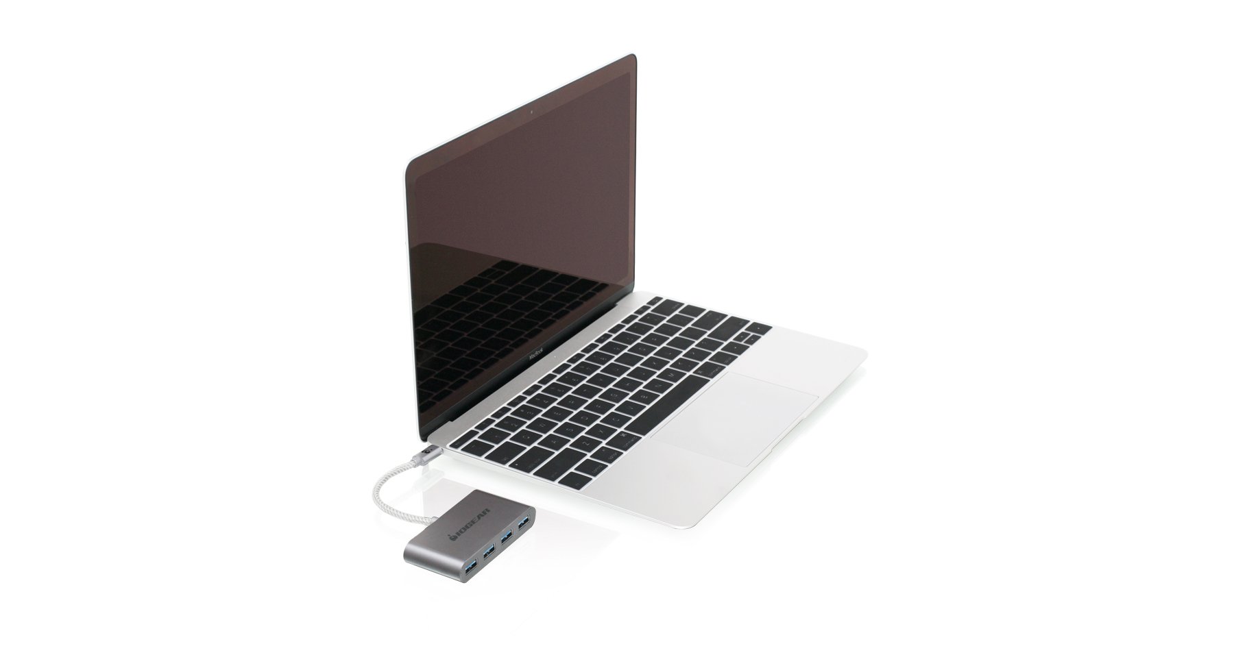 IOGEAR USB-C to USB 3.0 Hub - 1 USB-C In - 4 USB 3.0 Out - USB 3.0 Data Rate Of Up To 5Gbps - Backwards Compatible With USB 2.0 and USB 1.1 - MacBook - Tablet - Smartphone - GUH3C14