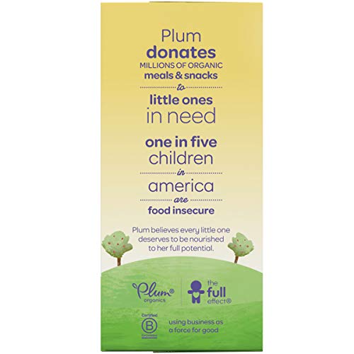 Plum Organics Applesauce, Strawberry & Banana, 3.17 Oz, 4 Ct