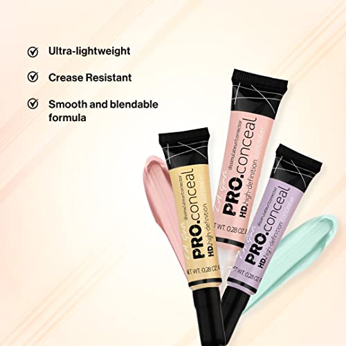 L.A. Girl Hd Pro Conceal Oz, Cool Pink Corrector, 0.28 Ounce
