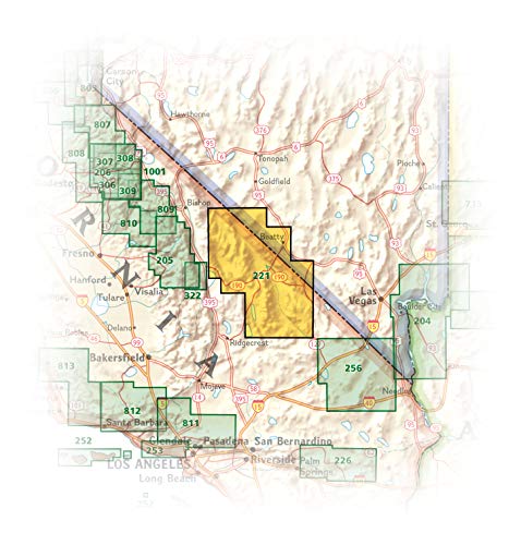 Death Valley National Park Map (National Geographic Trails Illustrated Map, 221)