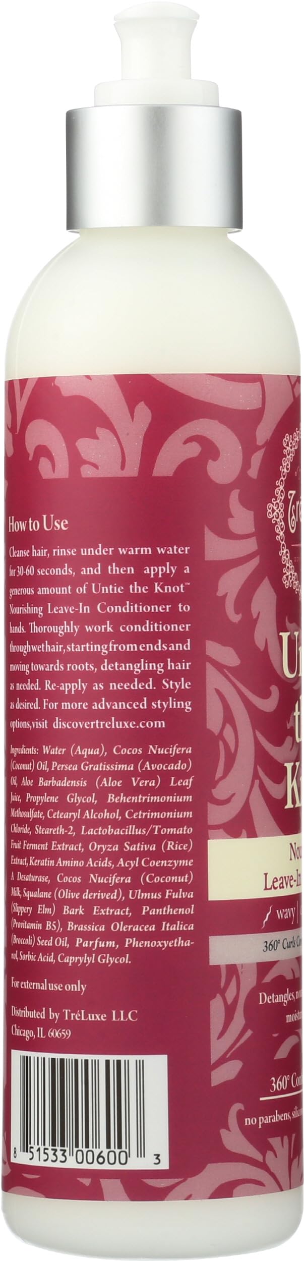 TRELUXE Untie The Knot Leave In Conditioner, 8 FZ