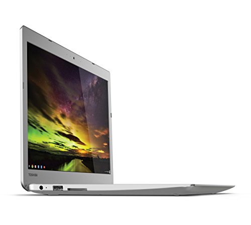 Toshiba CB35-B3330 13.3 Inch Chromebook (Intel Celeron, 2GB, 16GB SSD, Silver) (Renewed)