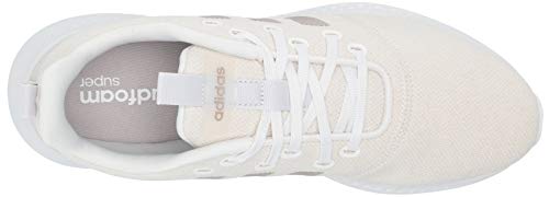 adidas Women's Puremotion Running Shoes, White/Champagne Metallic/Black, 9