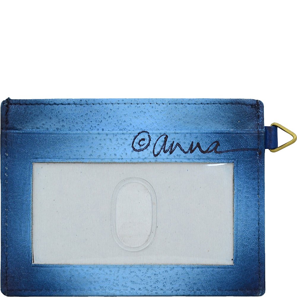 Anna by Anuschka Women's Hand Painted Genuine Leather Credit Card Case - Floral Paradise
