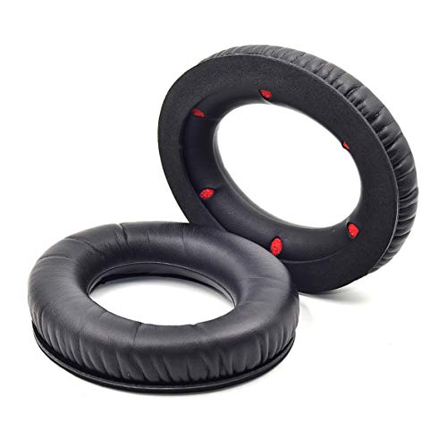 Revolver S Ear Pads - Replacement Ear Cushion Foam Pillow Parts Cover Compatible with Kingston HyperX Cloud Revolver Gaming Headset HX-HSCR-BK/NA,Ear Pads with Softer Leather, Noise Isolation Foam