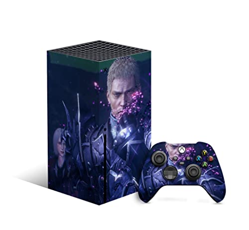 Adventure Fantasy World Cloud Vinyl Skins for X-box-Series-X, Wrap Decal Cover Stickers for X-box-Series-X Console Controller