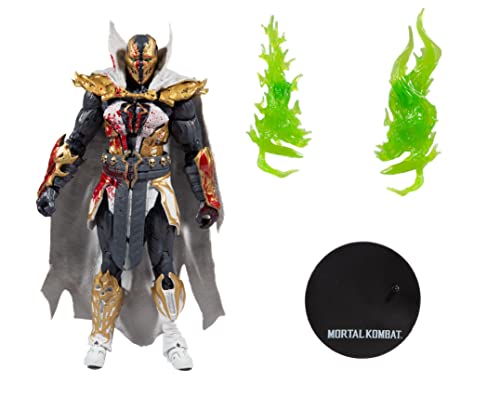 McFarlane Toys Mortal Kombat Malefik Spawn Bloody Disciple 7" Action Figure with Accessories