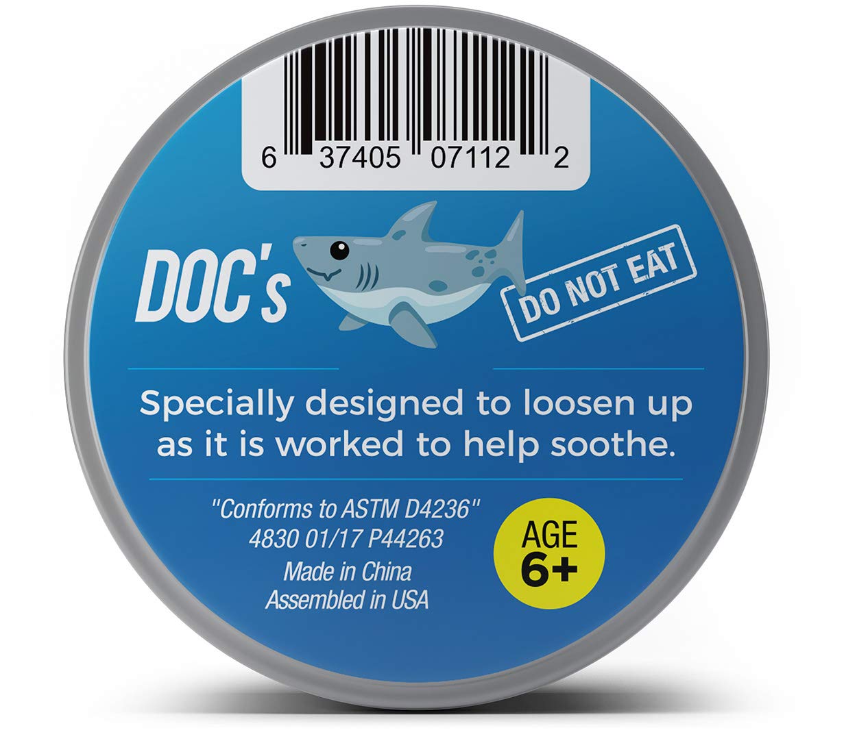 Gears Out Shark Snot Fidget Putty Stress Relief Cool Shark Ideas for Kids Stocking Stuffers for Boys and Girls Weird White Elephant Ideas Fidget Toys Blue Therapy Putty