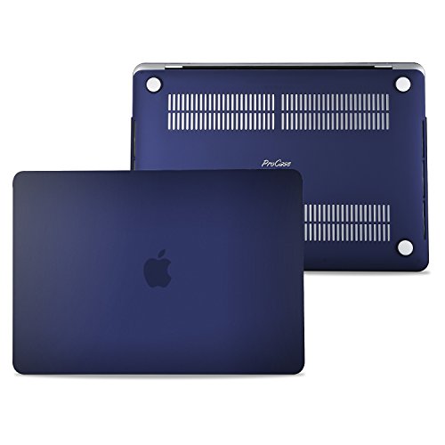 ProCase MacBook Pro 13 Case 2019 2018 2017 2016 Release A2159 A1989 A1706 A1708, Hard Case Shell Cover and Keyboard Skin Cover for MacBook Pro 13 Inch with/Without Touch Bar -Darkblue