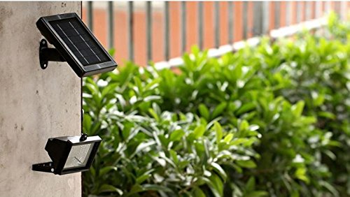 Bizlander 30LED Solar Flood Light Solar Panel for Outdoor Home&Garden Weather Proof