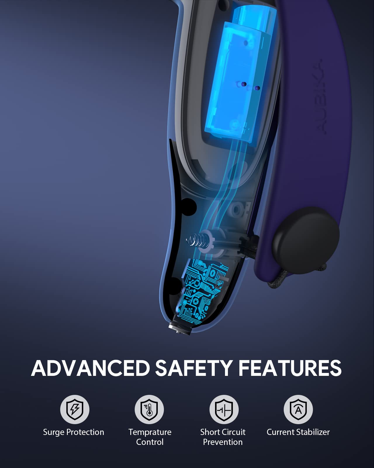 Aubika x JayBratt Rechargeable Controller Grips Cover for Meta/Oculus Quest 2 Accessories, Magnetic Charging Cable with Rotating End, suitable for any hand