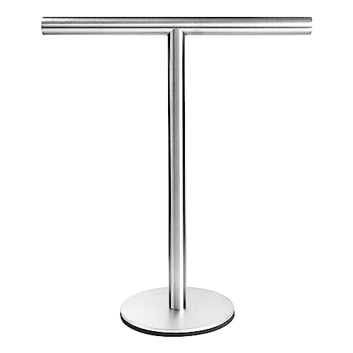 Bathroom Hand Towel Holder Stand,T-Shape Hand Towel Holder Stand SUS304 Stainless Steel for Bathroom,Kitchen or Vanity Countertop(2Pack)
