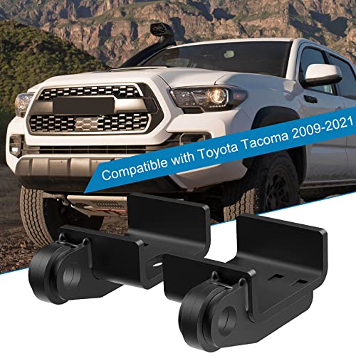 GSTP Front Tow Hook Bracket with 3/4 inch Shackle Mount Compatible with Toyota Tacoma 2009-2021 Black