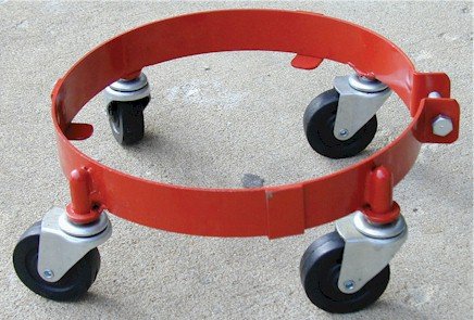 Roll-Around Adjustable Band Dolly for 35LB(5Gallon) Pails