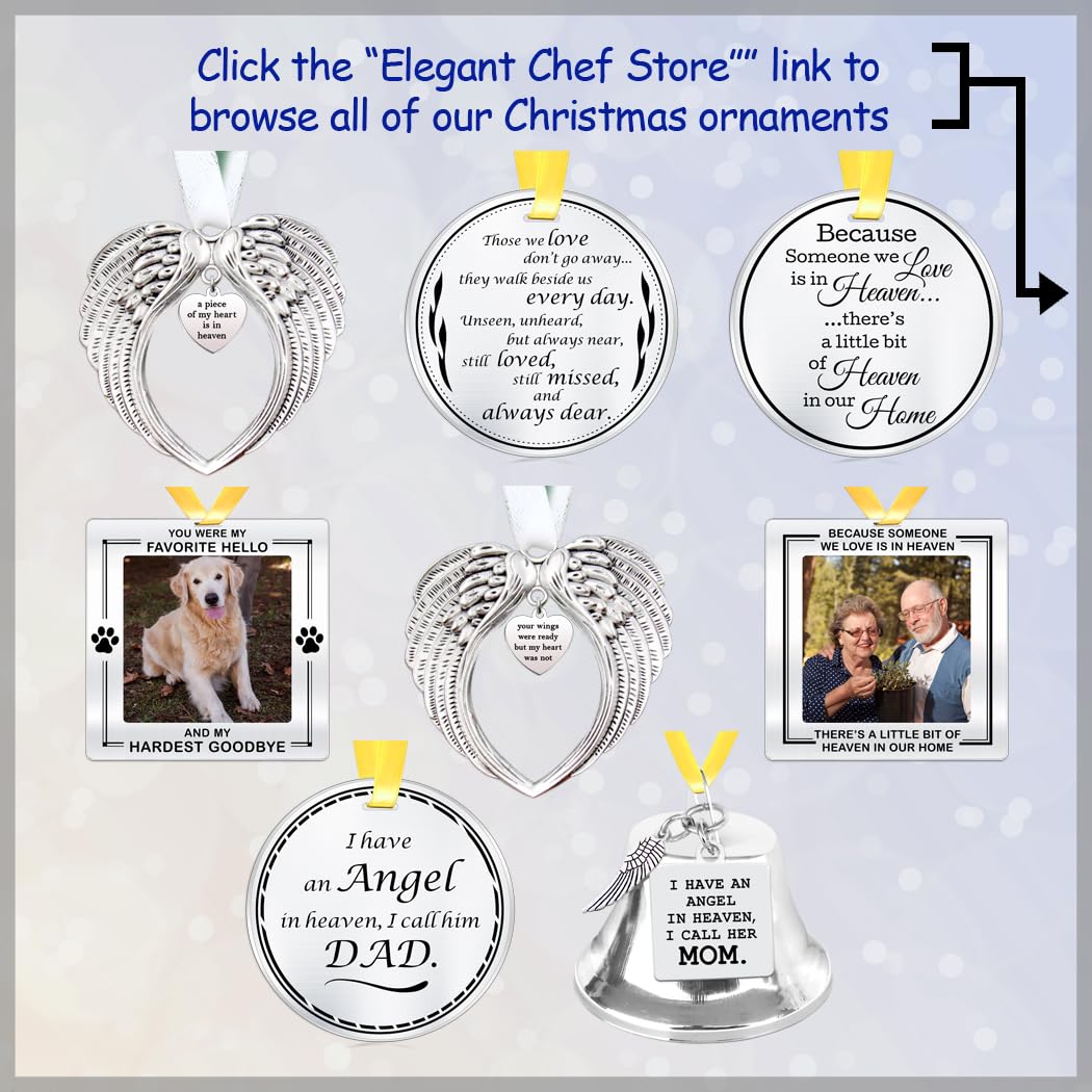Infant Memorial Ornament Christmas Keepsake- No Footprint is Too Small- Baby Loss Remembrance Sympathy Gift