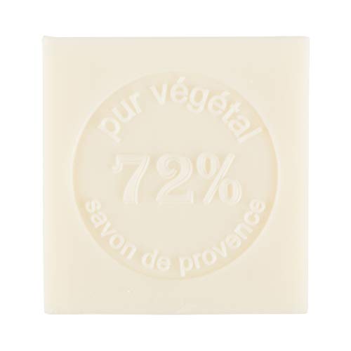 Pre de Provence Marseille Olive Oil Soap Cube, Traditional French Clean Scent Multi-Purpose use on Hands, Body, Laundry or Dishes, Natural, 300 Gram