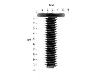 RapidSparesLtd Pack of 500 M2.5x10 New Black Zinc Wafer Head Laptop Machine Screw Philips Head