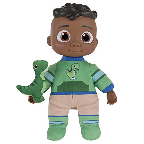 CoComelon My Friend Cody with Dinosaur Plush - Plays ‘Cody’s Special Dinosaur Day’ Song Clips - Press Tummy for Music and Phrases - Toys for Preschoolers