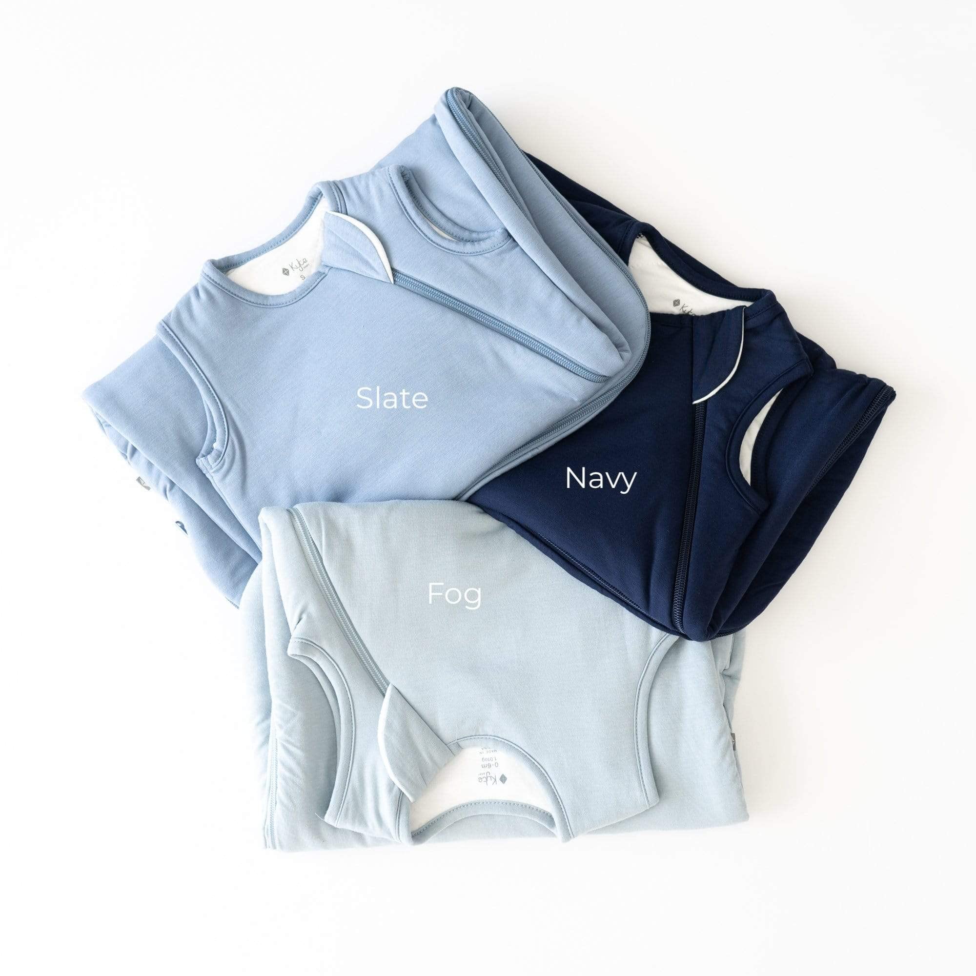 KYTE BABY Unisex Rayon Made From Bamboo Sleep Bag for Babies and Toddlers, 1.0 Tog (Small, Slate)