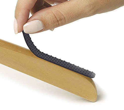NOPPOR 3'' Non-Slip Hanger Strips Self Adhesive Anti Slip Grip Hanging Clothes Gripper